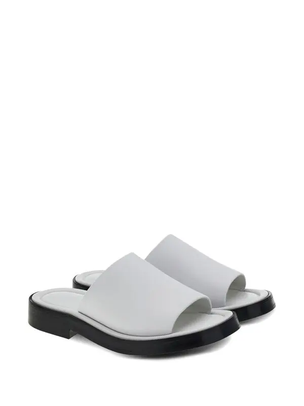 FERRAGAMO Giunone Leather Sandals - White