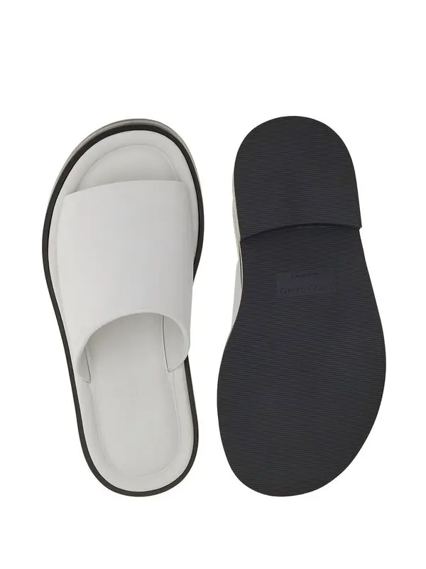 FERRAGAMO Giunone Leather Sandals - White