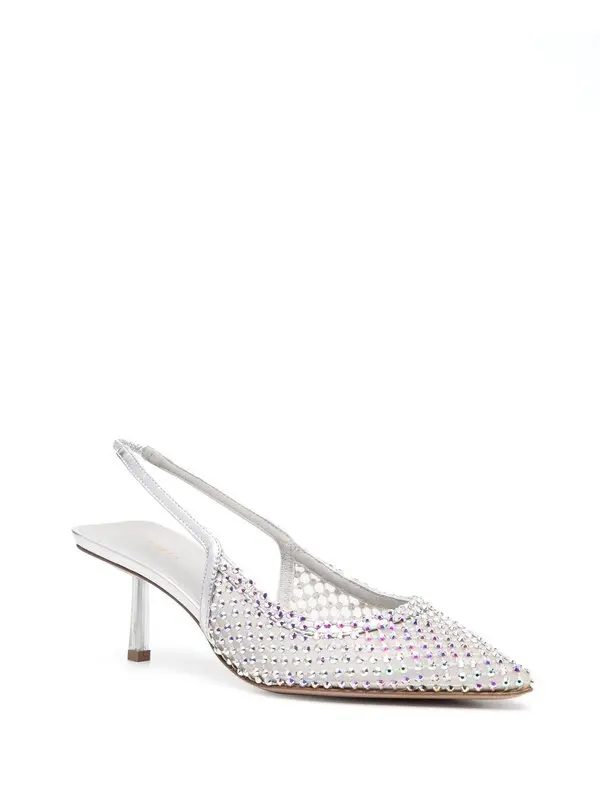 LE SILLA 60mm Gilda Embellished Slingback Pumps