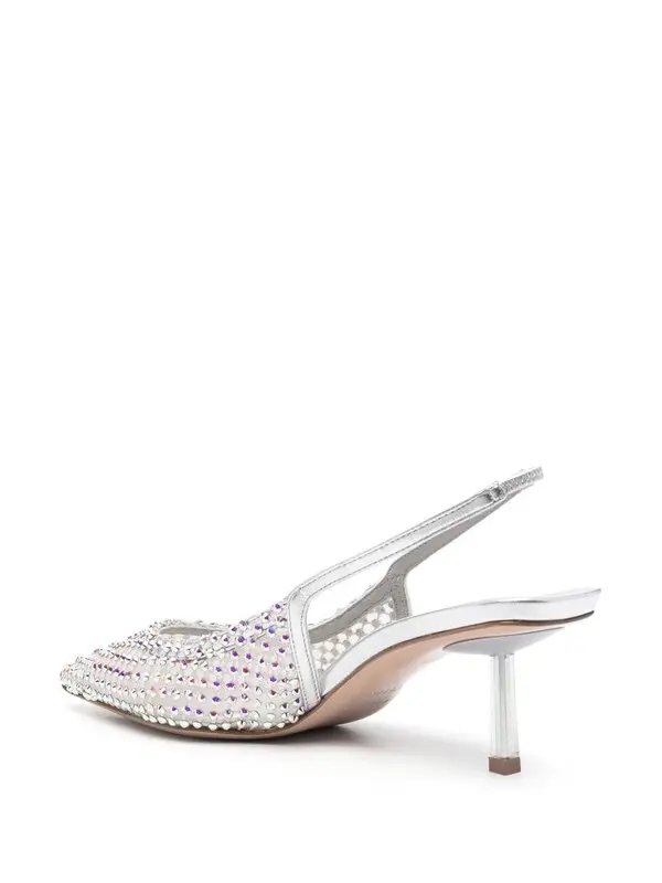 LE SILLA 60mm Gilda Embellished Slingback Pumps