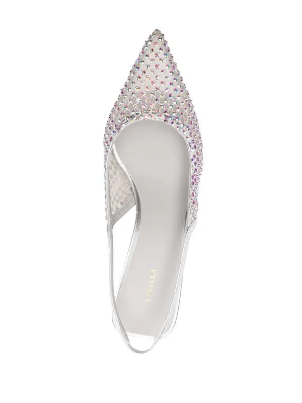 LE SILLA 60mm Gilda Embellished Slingback Pumps
