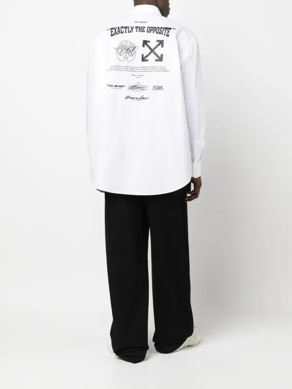 Off-White Exact Opp Cotton Shirt