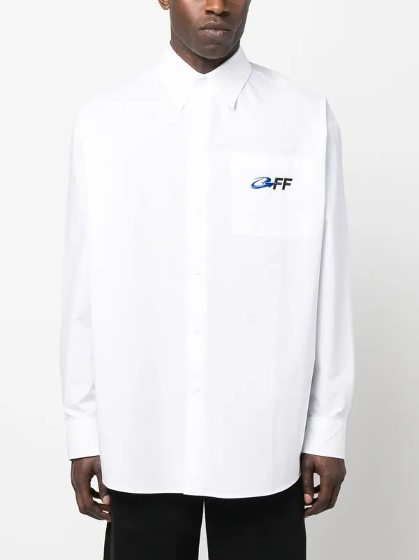 Off-White Exact Opp Cotton Shirt