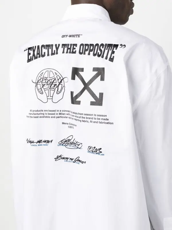 Off-White Exact Opp Cotton Shirt