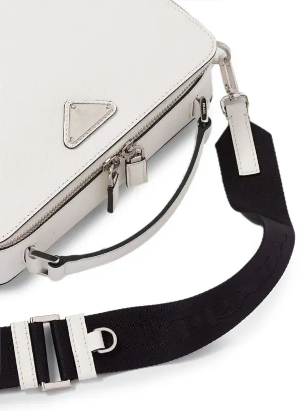 Prada Brique Shoulder Bag - White
