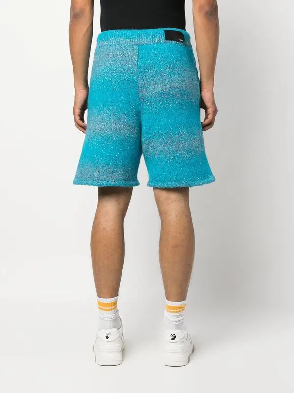 Amiri Embroidered Logo Knitted Shorts