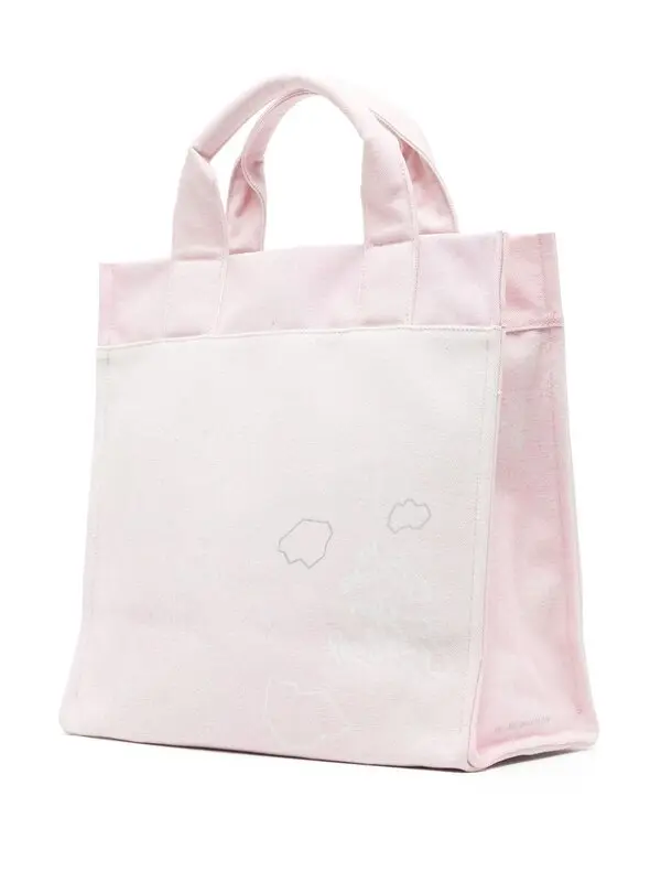OBJECTS IV LIFE Logo-print Cotton Tote Bag - Pink