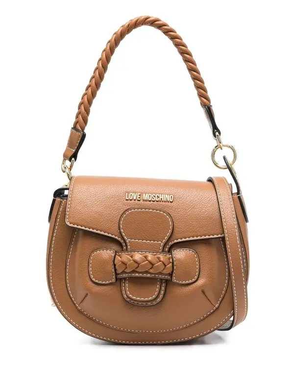 Moschino Braided Detail Shoulder Bag