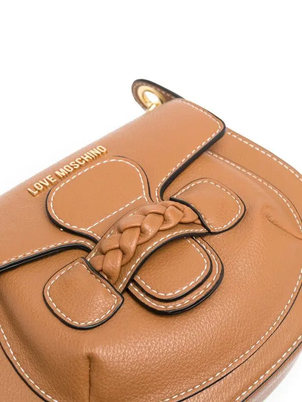 Moschino Braided Detail Shoulder Bag