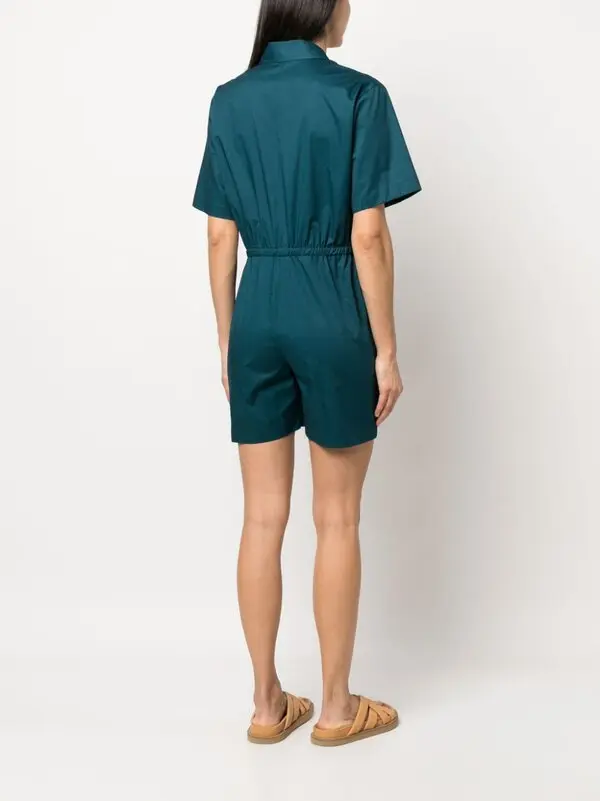 Paul Smith Pocket Short-sleeve Playsuit - Blue