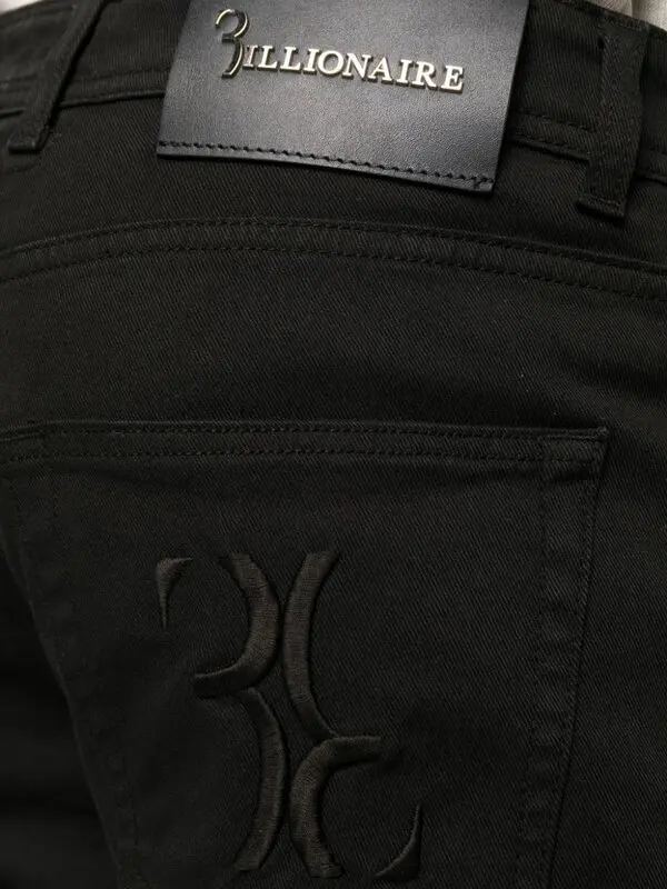 BILLIONAIRE Straight-leg Jeans - Black