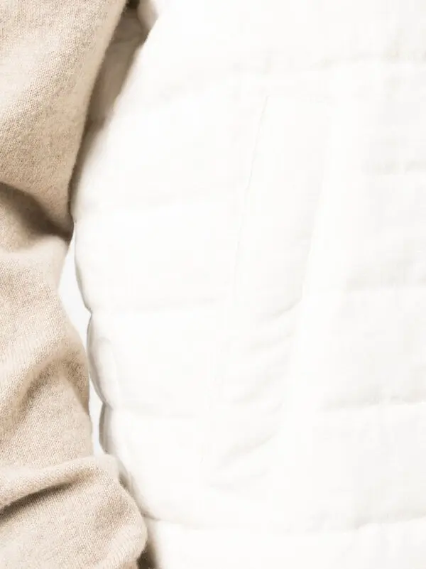 Herno Padded Feather Down Gilet - White
