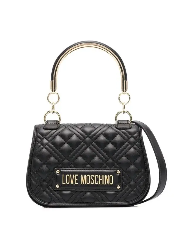 Moschino Quilted Mini Bag - Black