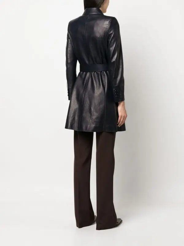 Giorgio Armani X 10 Corso Como Leather Trench Coat