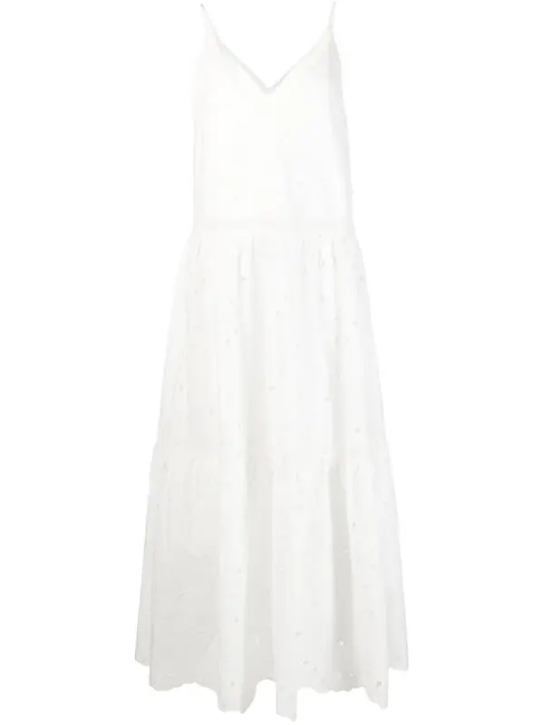 IVY OAK Pointelle V-neck Dress