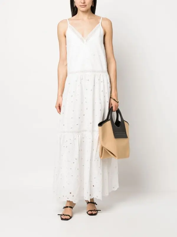 IVY OAK Pointelle V-neck Dress
