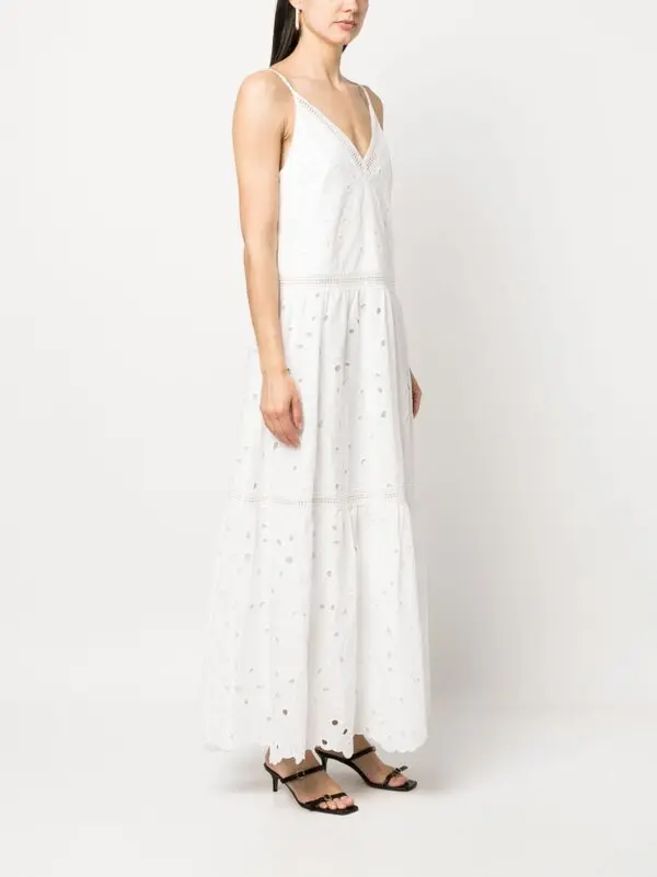 IVY OAK Pointelle V-neck Dress