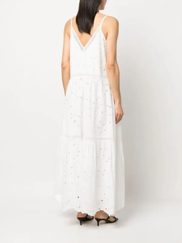 IVY OAK Pointelle V-neck Dress