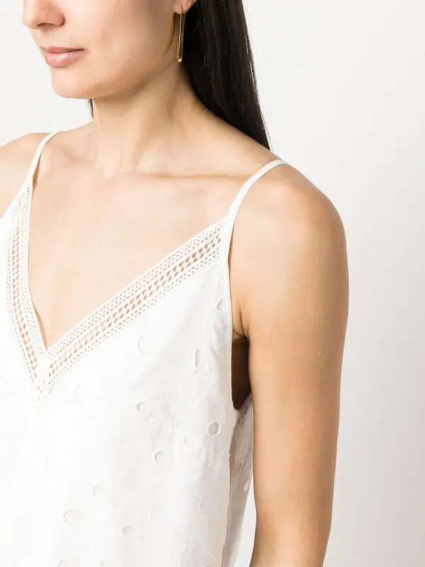IVY OAK Pointelle V-neck Dress