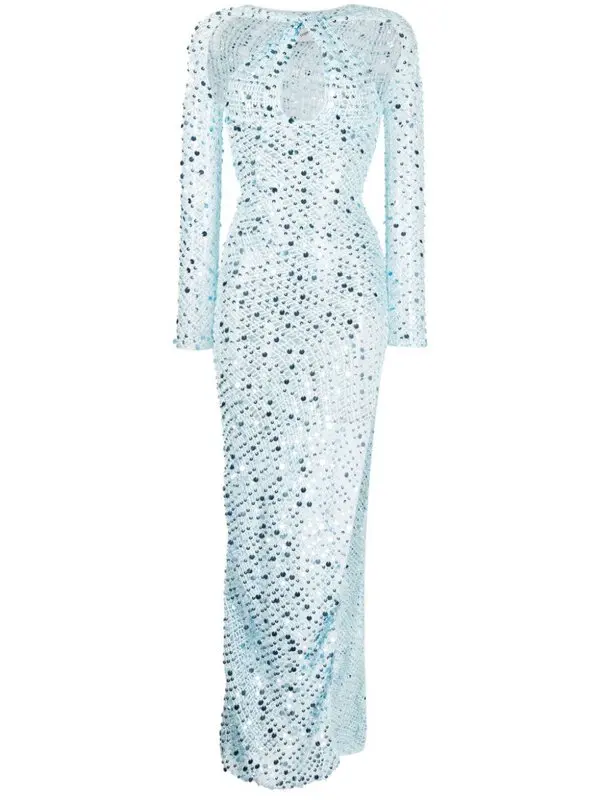Coperni Sequin-embellished Maxi Dress