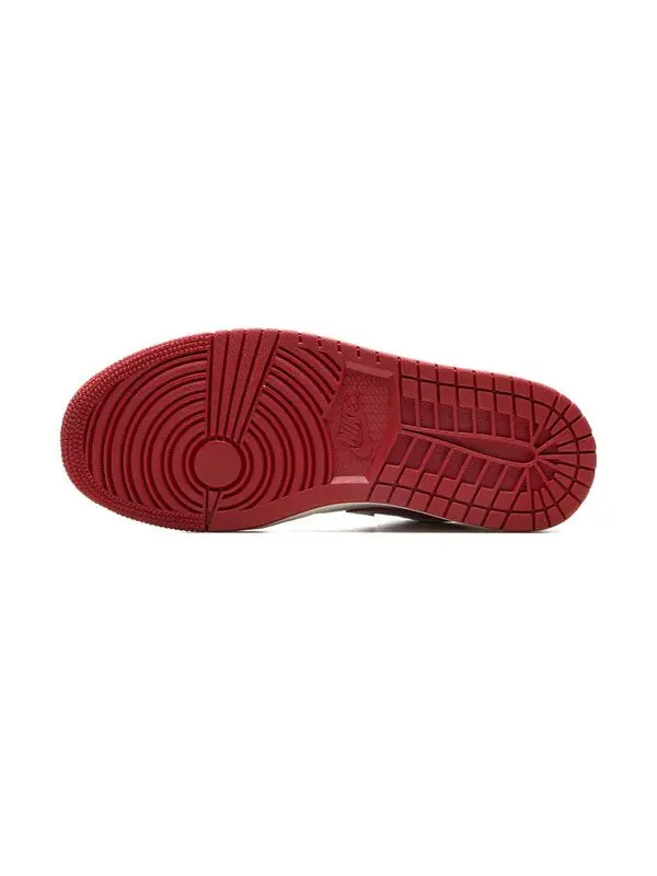 JORDAN Air 1 Low Reverse Black Toe Sneakers - White