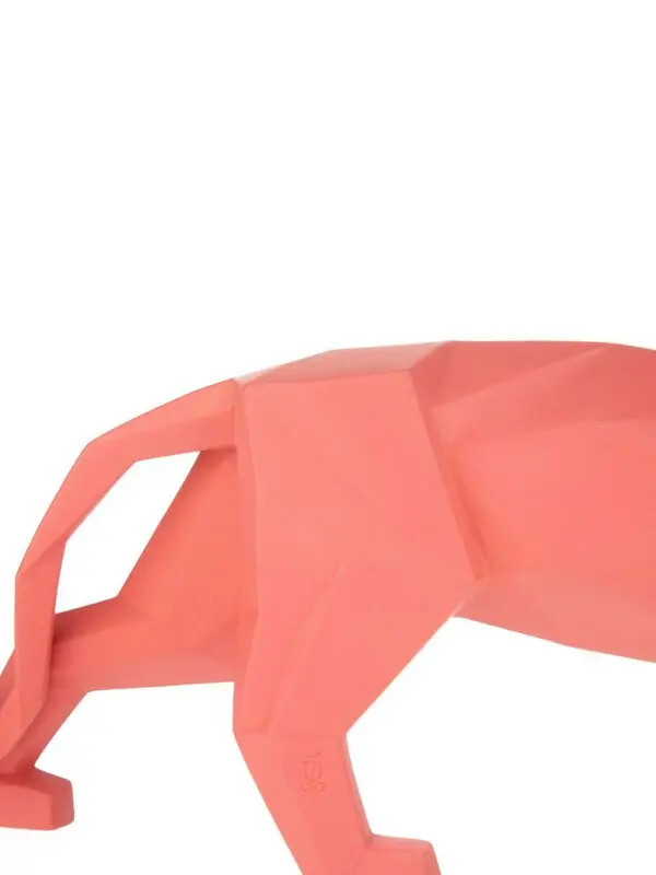 LLADRO Panther Faceted Porcelain Figurine - Pink