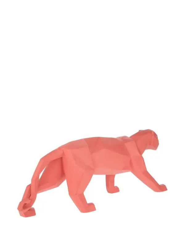 LLADRO Panther Faceted Porcelain Figurine - Pink