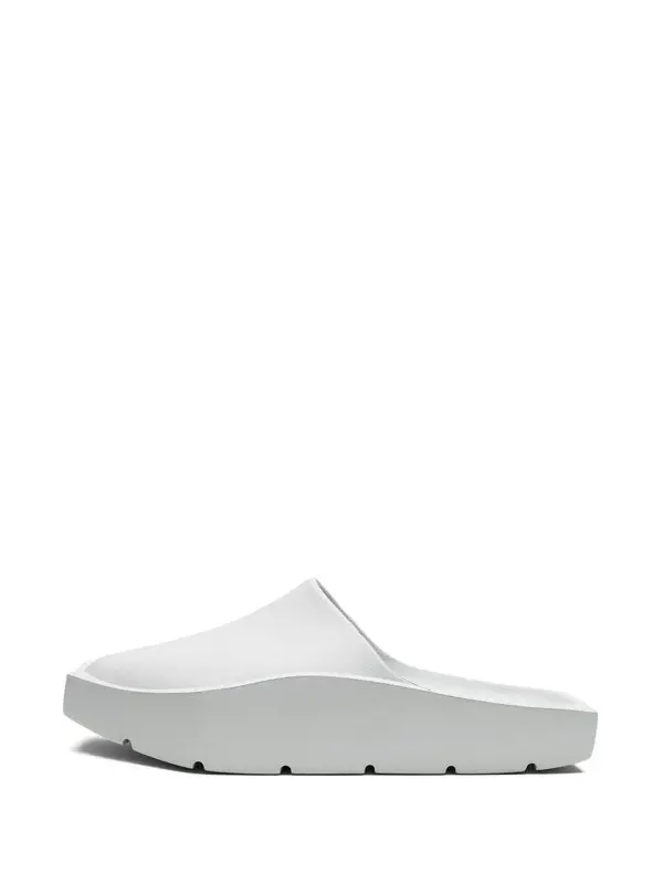 JORDAN Air Hex Sp Light Silver Mules - White