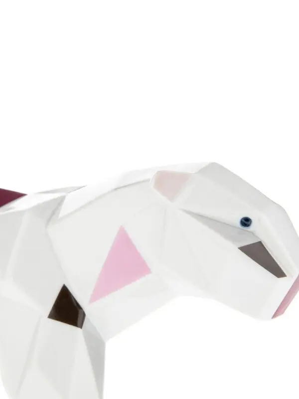 LLADRO Panther Faceted Porcelain Figurine - Grey