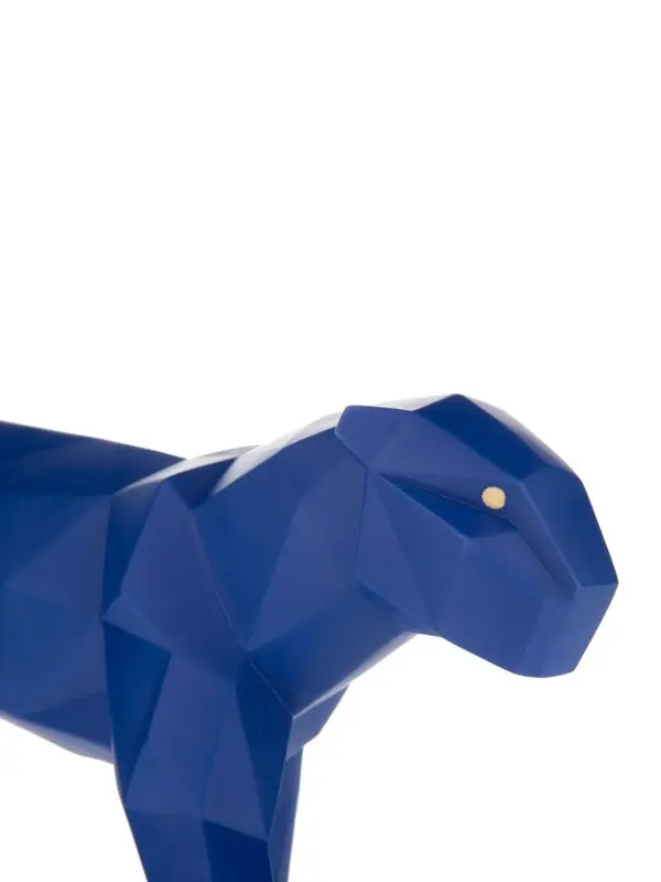 LLADRO Panther Faceted Porcelain Figurine - Blue