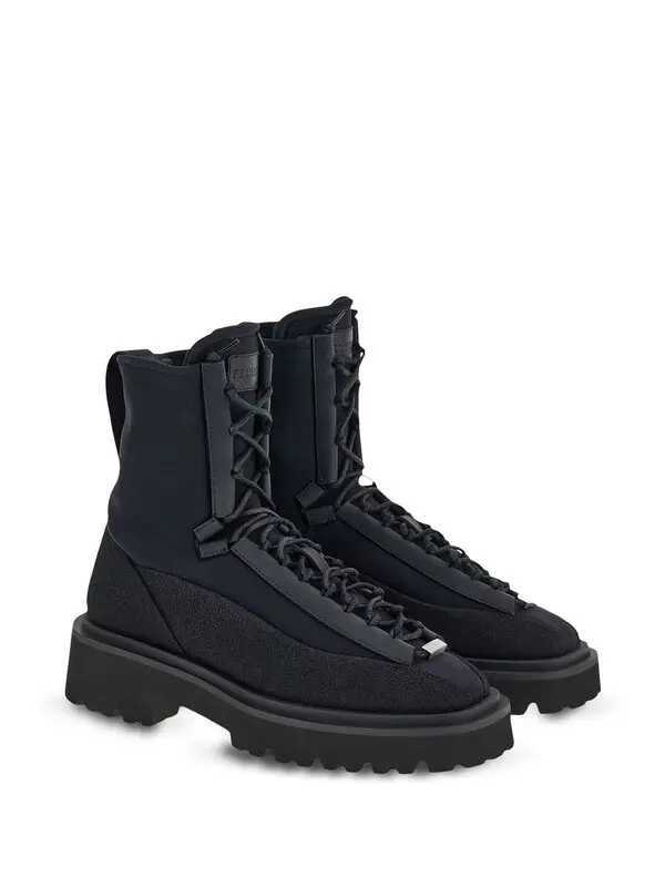 FERRAGAMO Hybrid Combat Boots