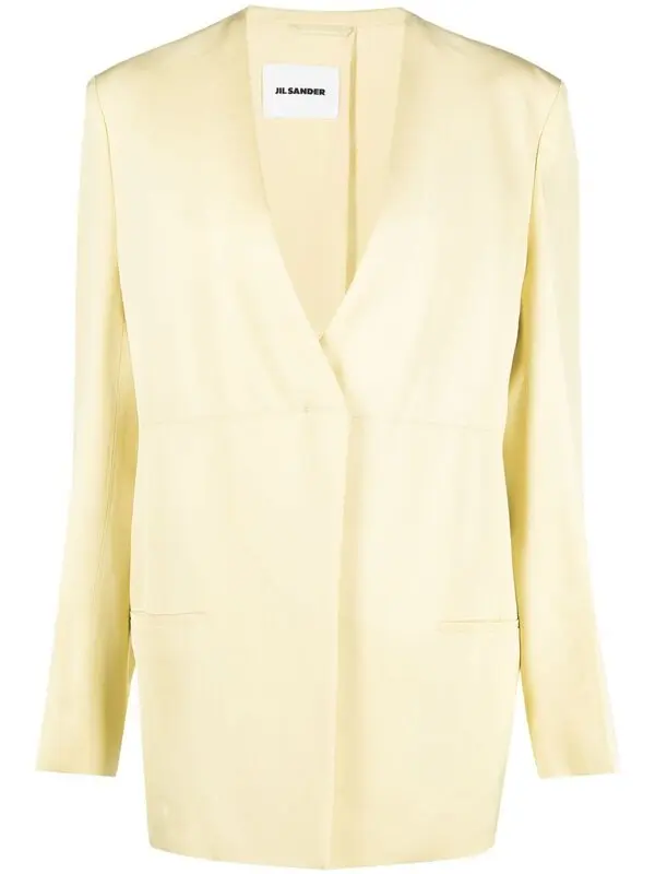 JIL SANDER Split-back Blazer - Green