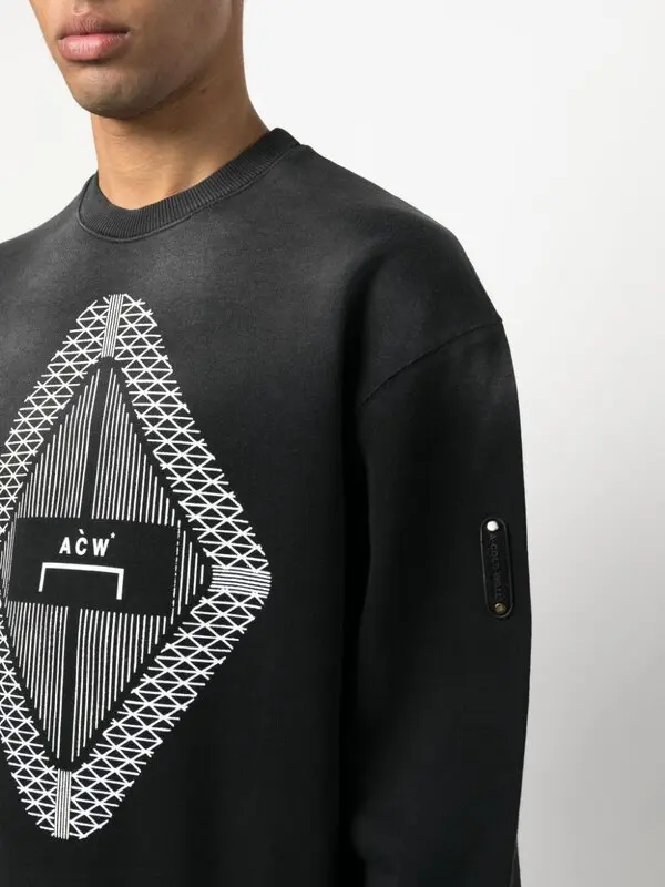 A-COLD-WALL* Logo-print Sweatshirt - Black