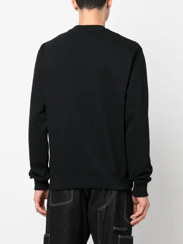Off-White Cotton Logo Patches Sweatshirt
