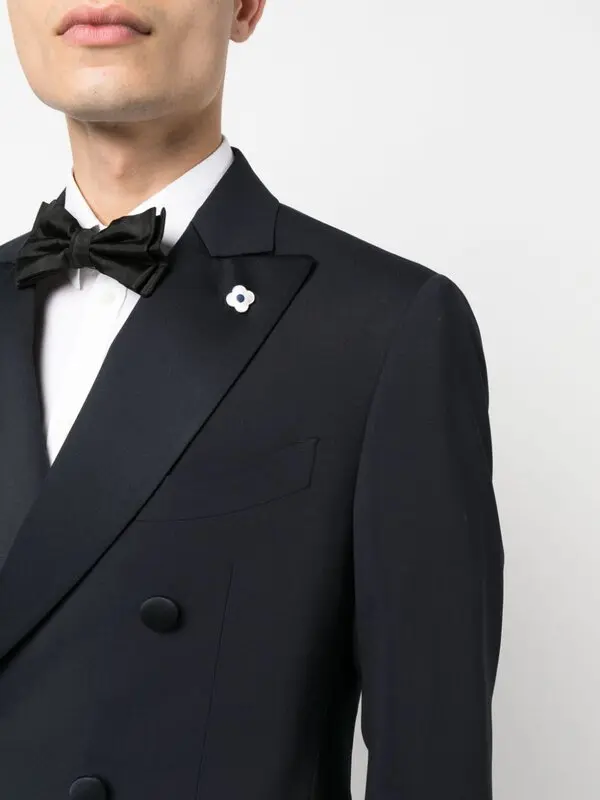 LARDINI Double-breasted Wool Suit
