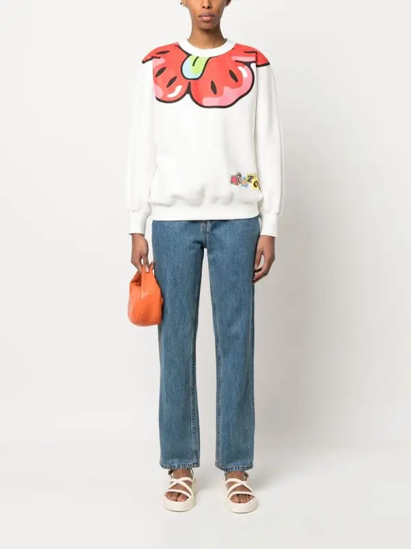 Kenzo Graphic-print Long-sleeve Sweatshirt