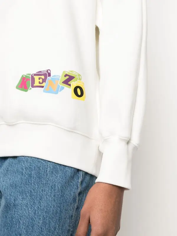 Kenzo Graphic-print Long-sleeve Sweatshirt