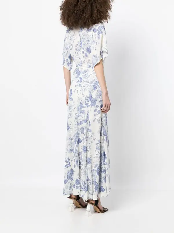 REFORMATION Winslow Draped Wrap Dress
