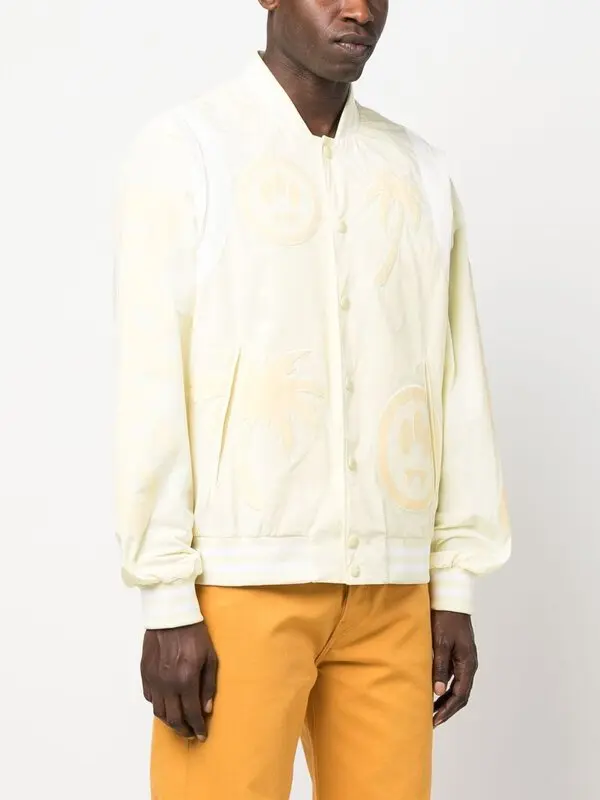 BARROW Tonal-appliqué Varsity Jacket