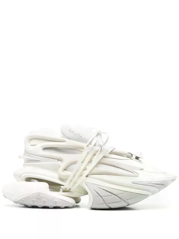 Balmain Unicorn Chunky Low-top Sneakers - White