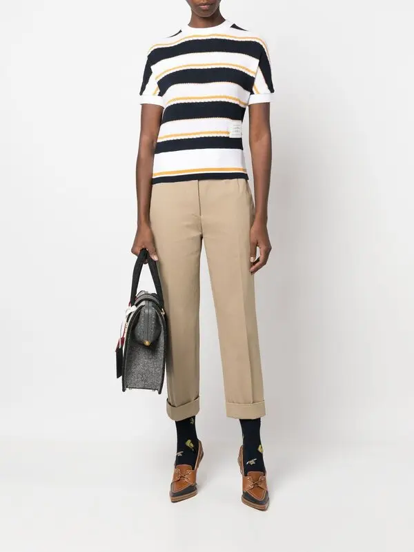Thom Browne Cropped Tailored Trousers