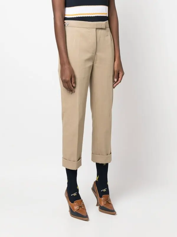 Thom Browne Cropped Tailored Trousers