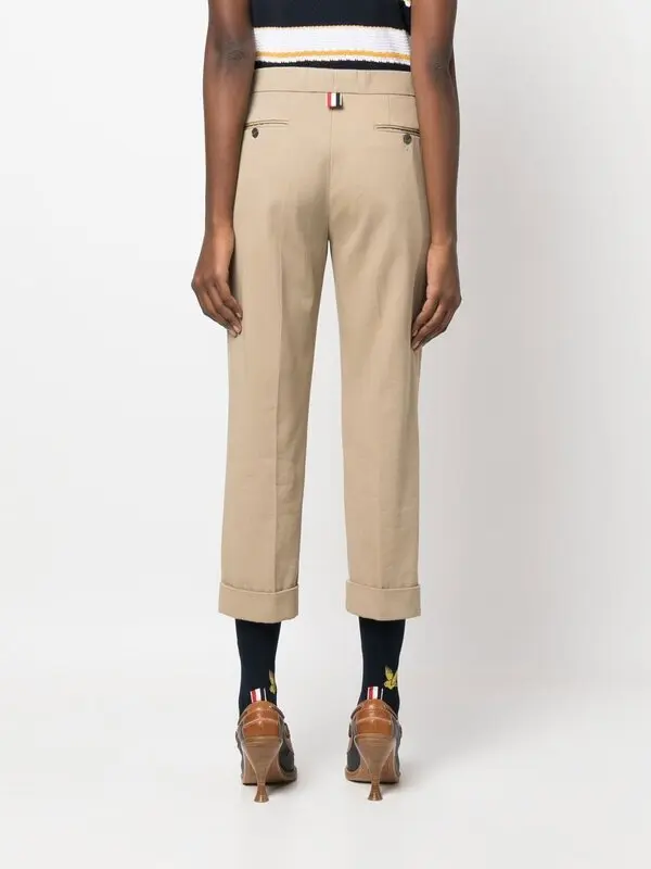 Thom Browne Cropped Tailored Trousers