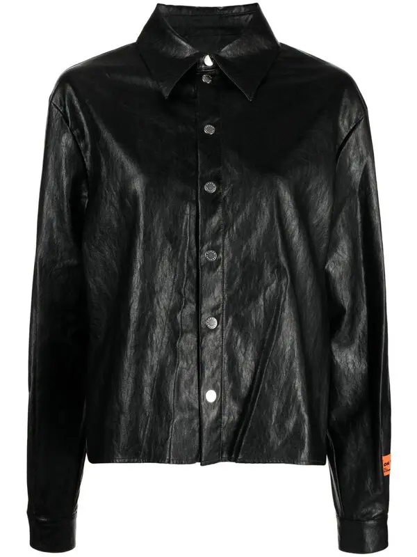 Heron Preston Shimmer Finish Long-sleeve Shirt
