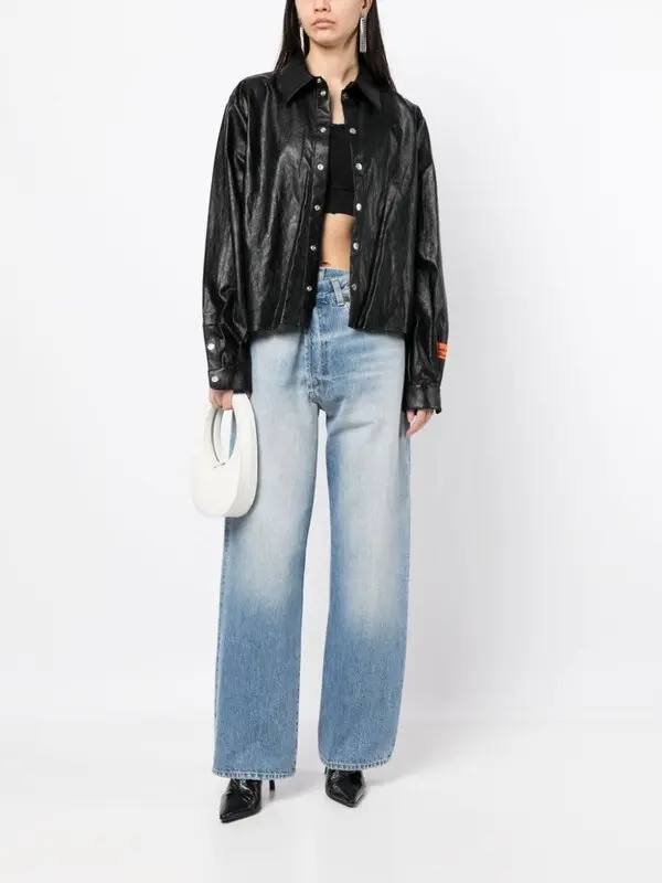 Heron Preston Shimmer Finish Long-sleeve Shirt