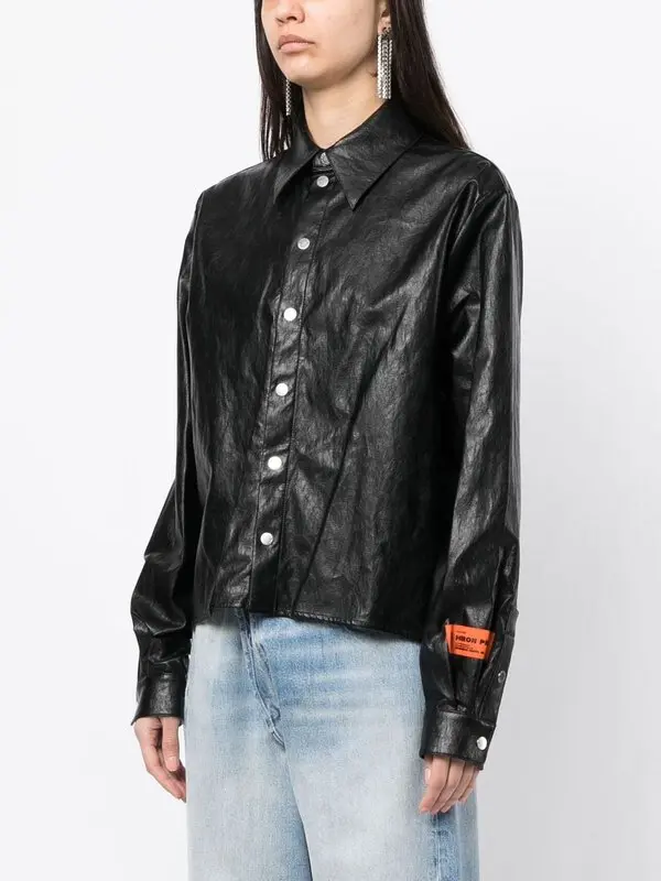 Heron Preston Shimmer Finish Long-sleeve Shirt