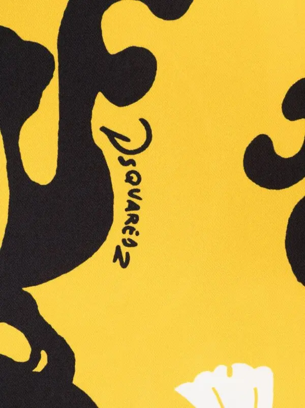Dsquared2 Graphic-print Cotton Beach Towel