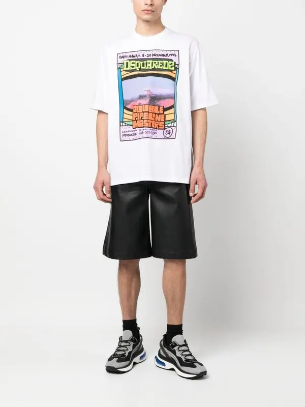 Dsquared2 Graphic-print Cotton T-shirt