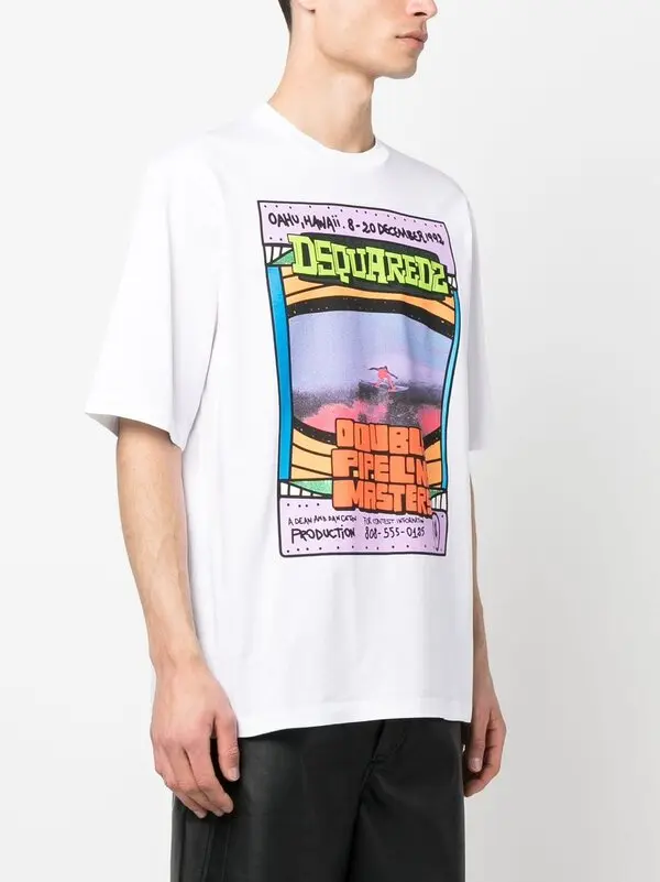 Dsquared2 Graphic-print Cotton T-shirt