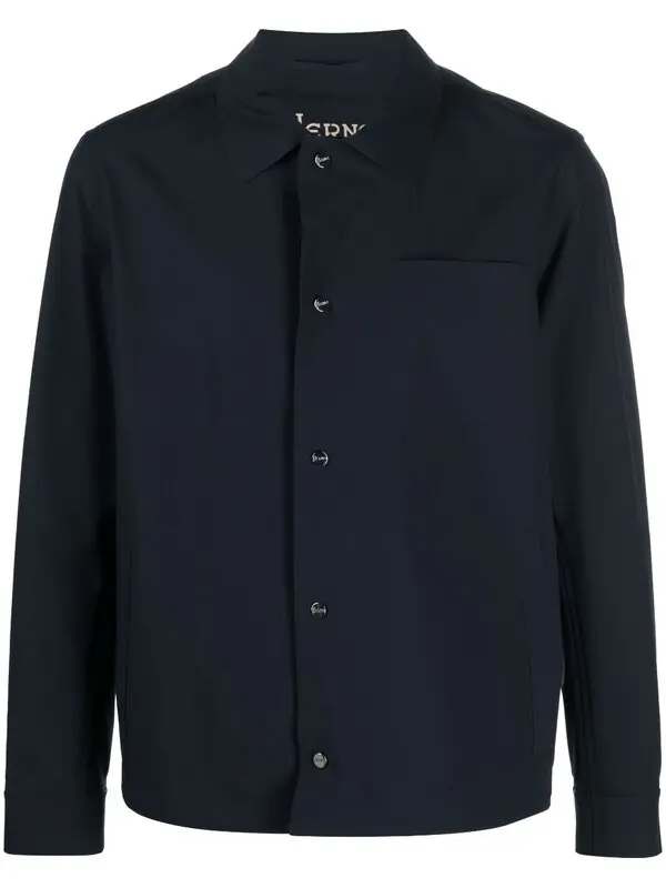 Herno Plain Shirt Jacket - Blue